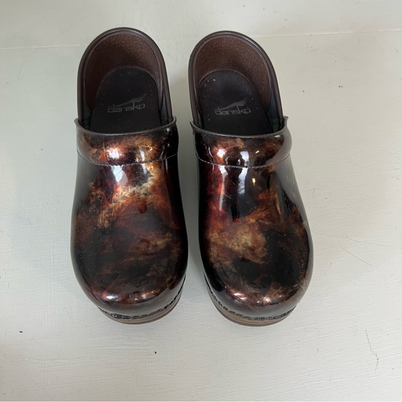 Dansko | Shoes | Dansko Professional Clog Shiny Tortoise Pattern ...